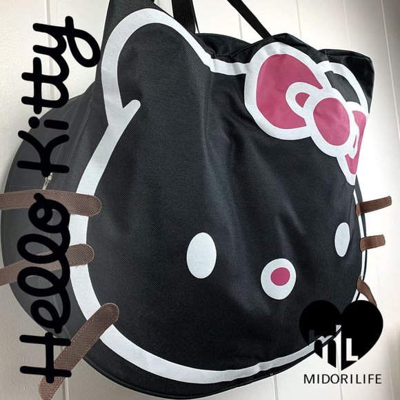 Hello Kitty | Bags | Hello Kitty Midnight Onyx Cutie Face Tote | Poshmark